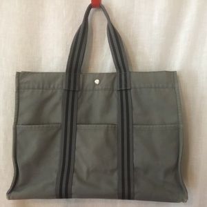 Hermes | Bags | Authentic Herms Canvas Herline Tote Bag France | Poshmark